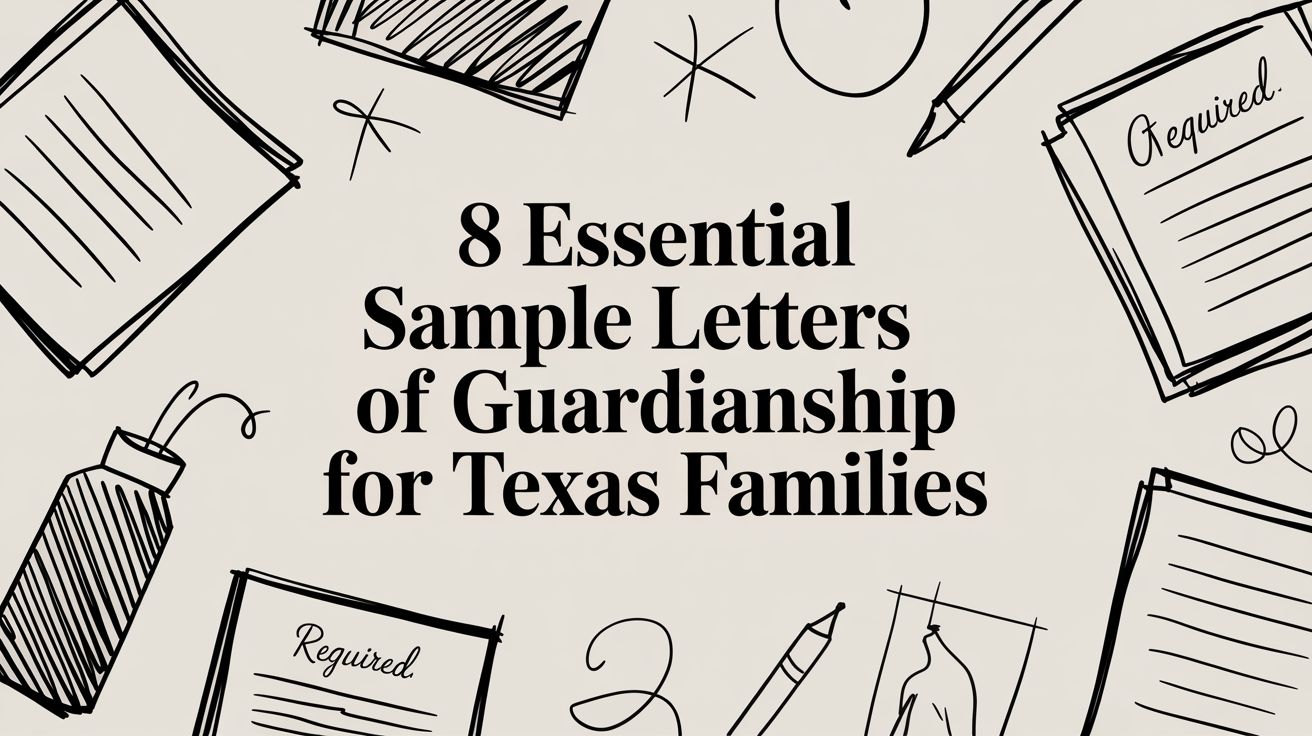 8 Essential Sample Letters of Guardianship for Texas Families